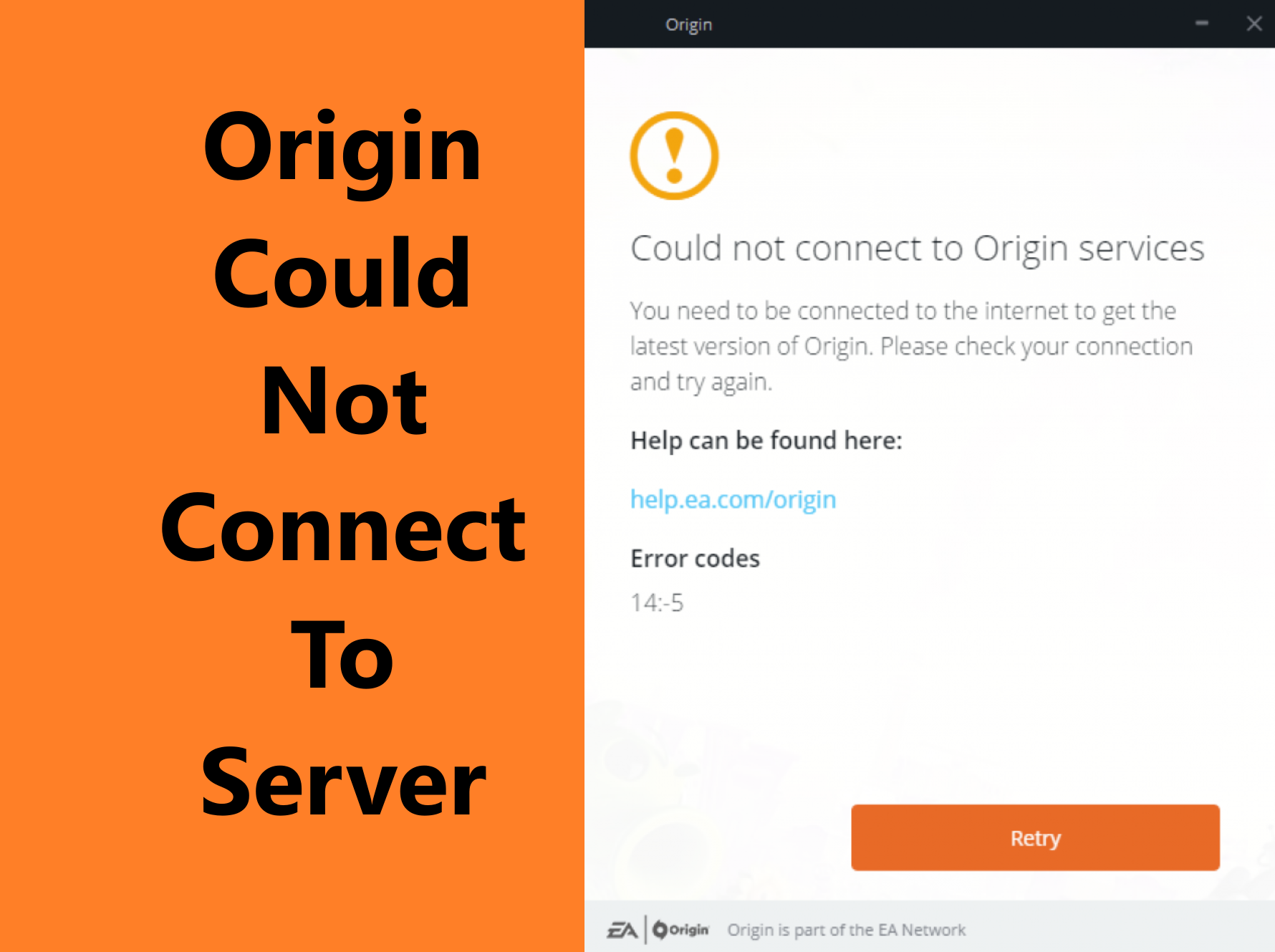 How To Fix Could Not Connect To Origin Services Error 
