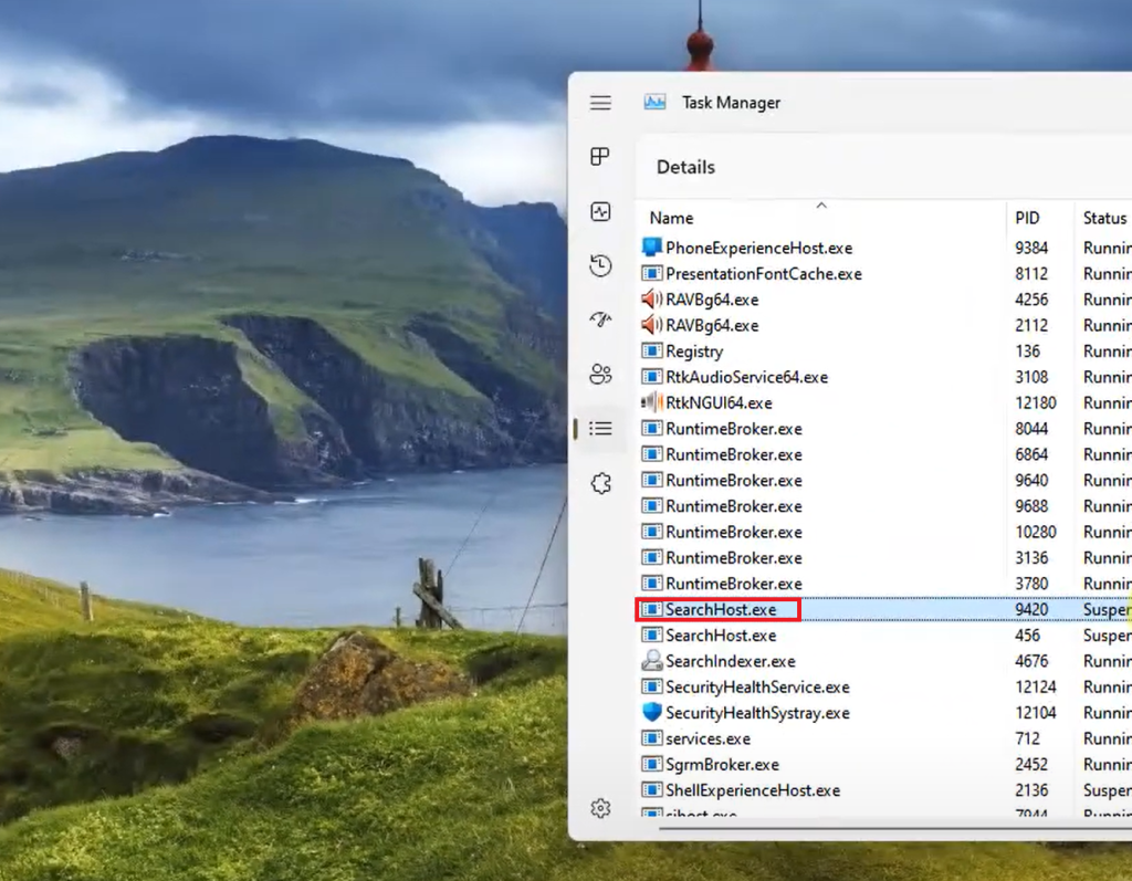 Was ist Searchhost.exe? Ist es ein Virus? - OkiDK