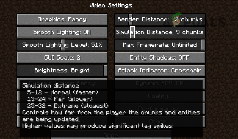 What is 'Simulation Distance' in Minecraft & What to set it to?