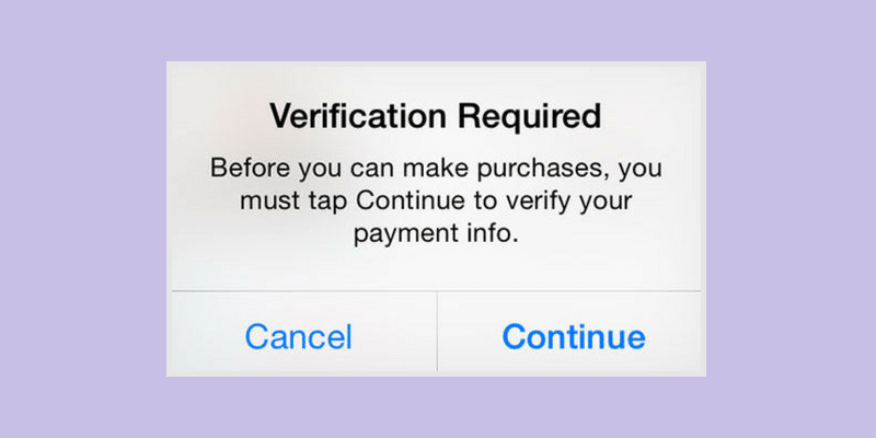 How to Fix the 'Verification Required' Error in the App Store?