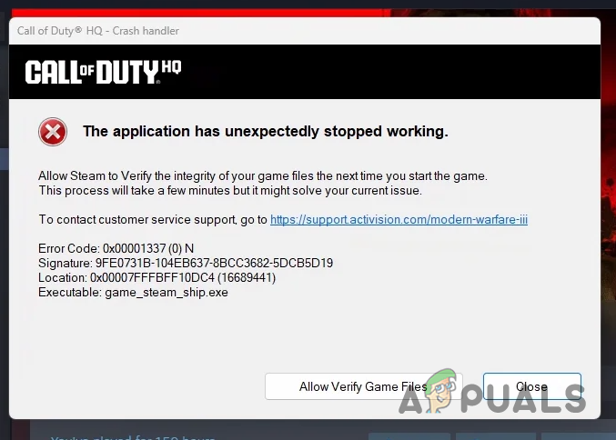 How to Fix 'Error Code: 0x00001337' in Call of Duty MW3?
