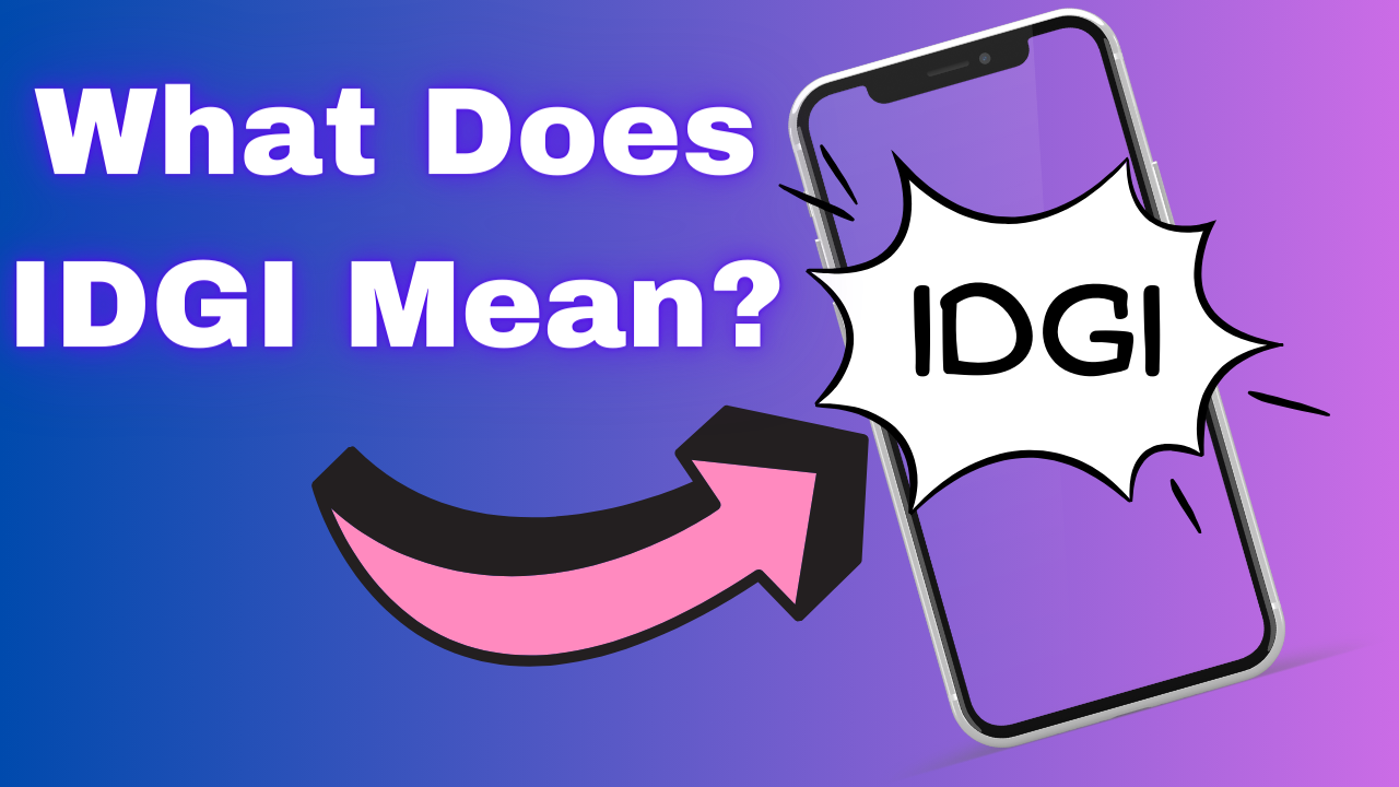 What Does IDGI Mean and How Do You Use It in 2025? - Appuals