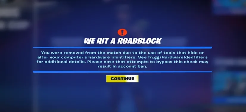 How to Fix the 'Removed from Match' Error in Fortnite?