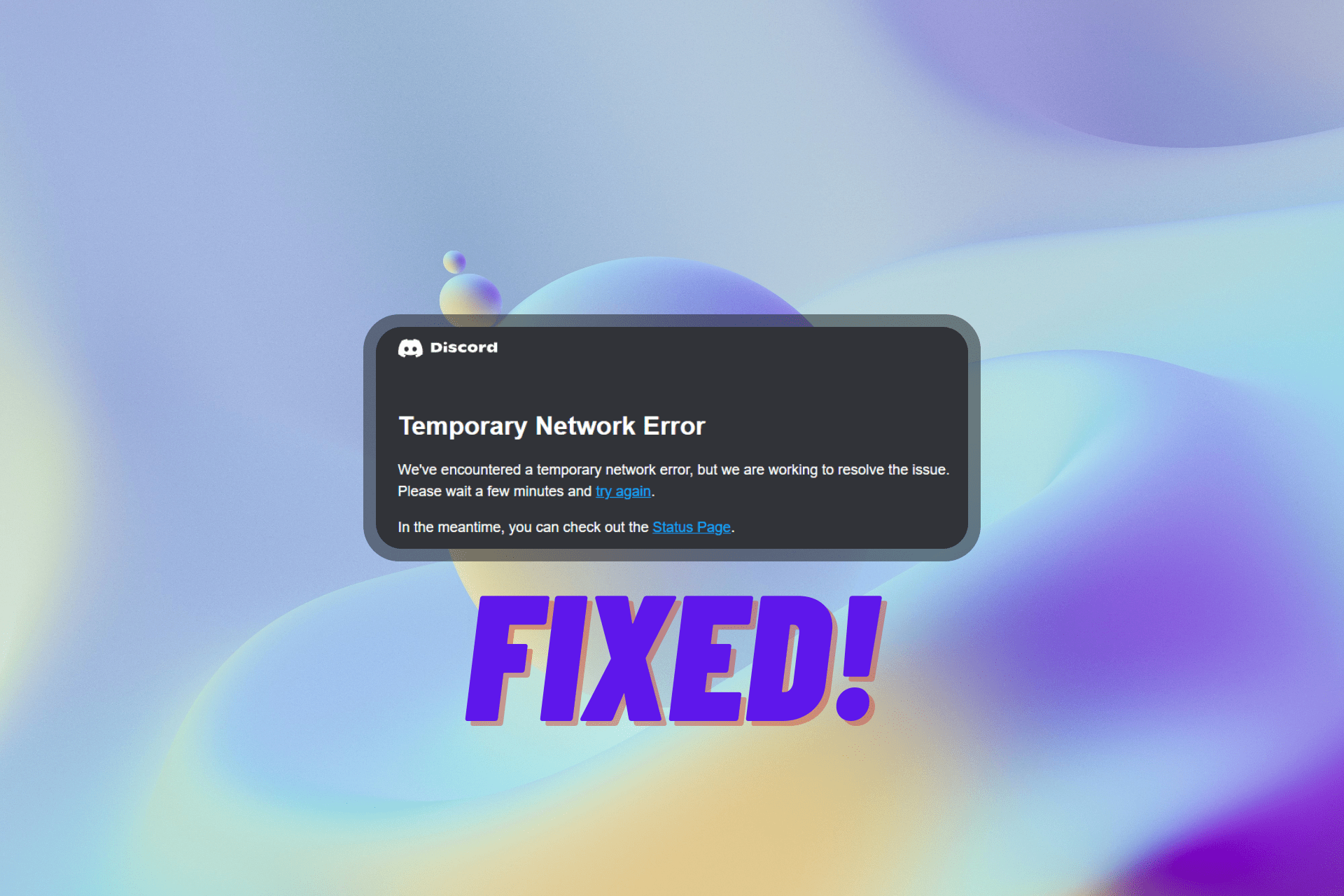 How to Fix Temporary Network Error on Discord? - Appuals