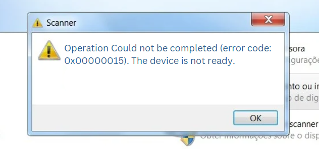 How to Fix Scanner Error 0x00000015 on Windows?