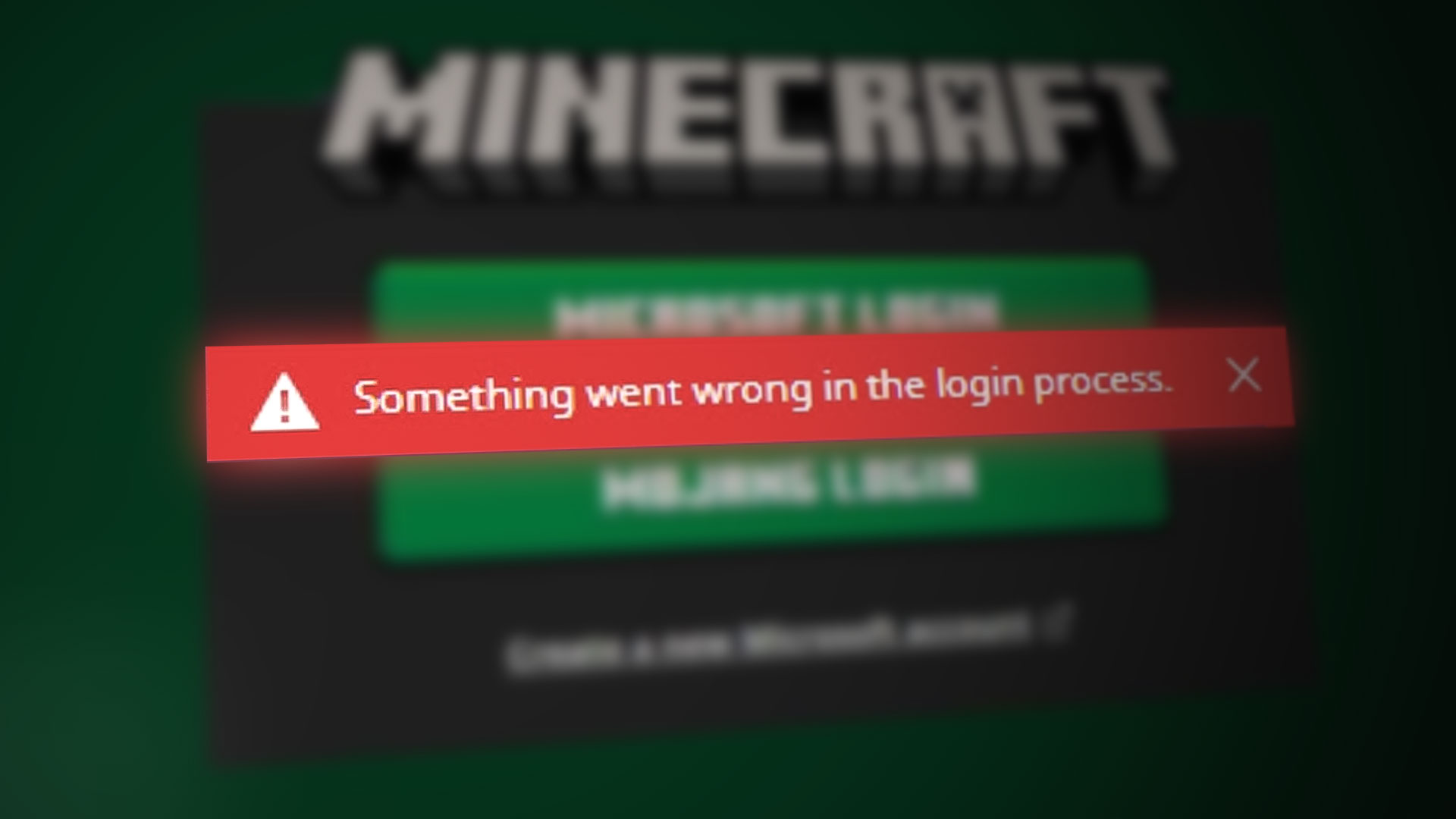 Fix: "Something Went Wrong in the Login Process" Error in Minecraft
