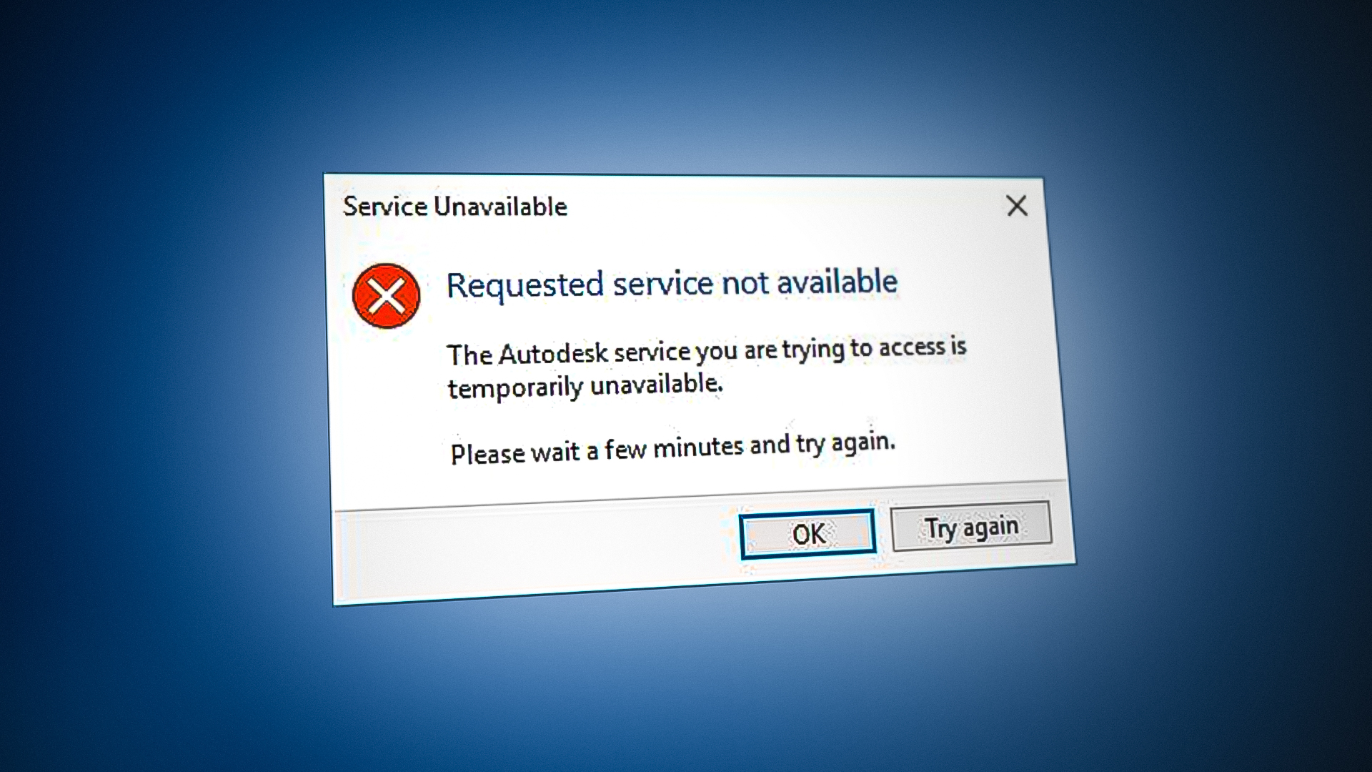 How to Fix Autodesk Issue: Requested Service Not Available