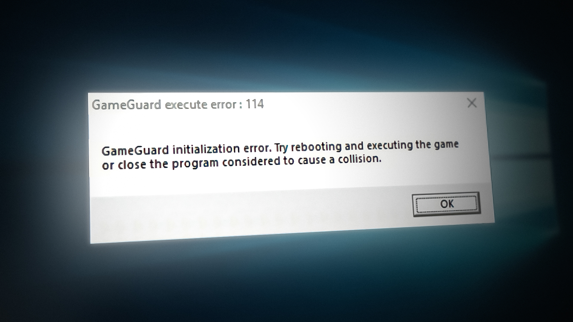 How to: FIX Error 114 with GameGuard (Initialization Fail)