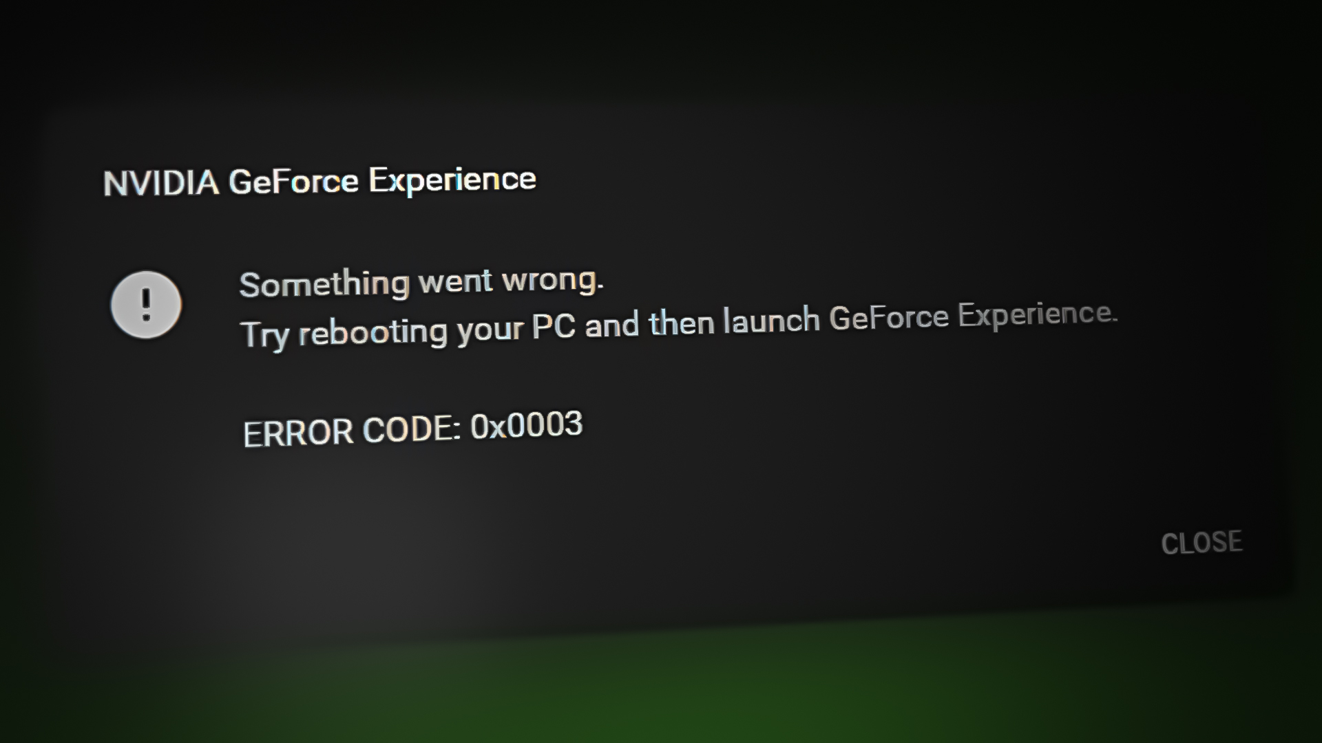 How to Fix GeForce Experience Error Code 0x0003 How to Fix GeForce Experience Error Code 0x0003
