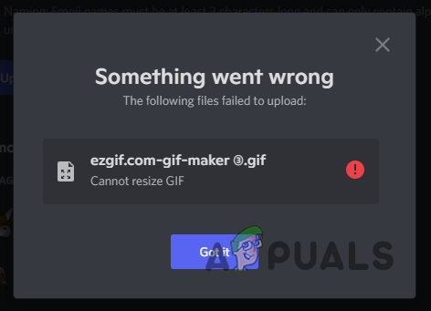 How to Fix "Cannot resize GIF" Error in Discord?