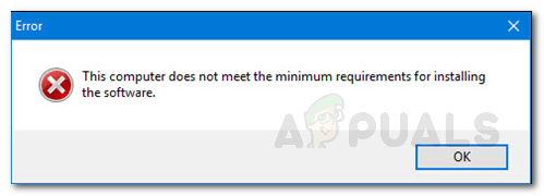 Fix: This computer doesn't meet minimum requirements