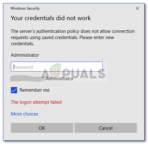 How to Fix "Your Credentials Did not Work" in Remote Desktop