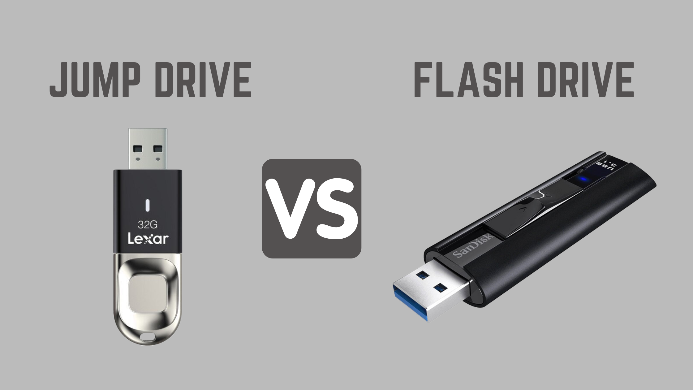 Jump Drive vs Flash Drive: What Sets Them Apart? - Appuals