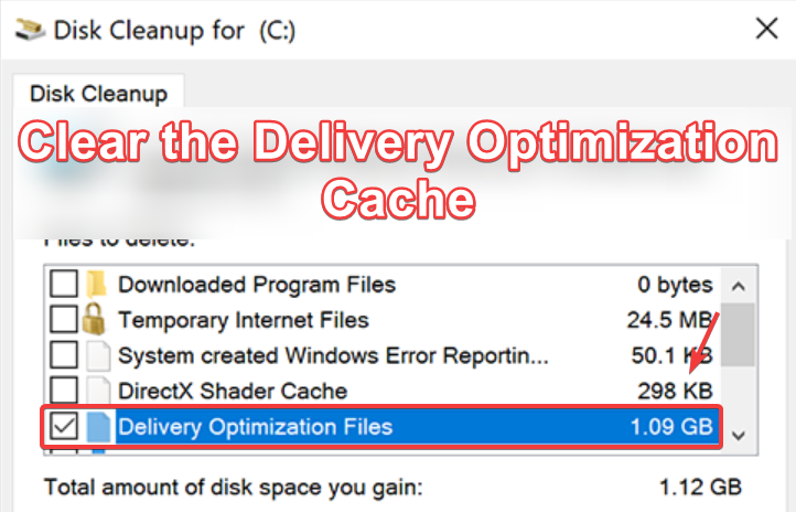 How to Clear Windows Delivery Optimization Cache?