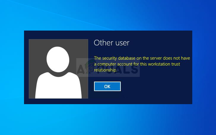 How To Fix The Security Database On The Server Does Not Have A Computer Account Error