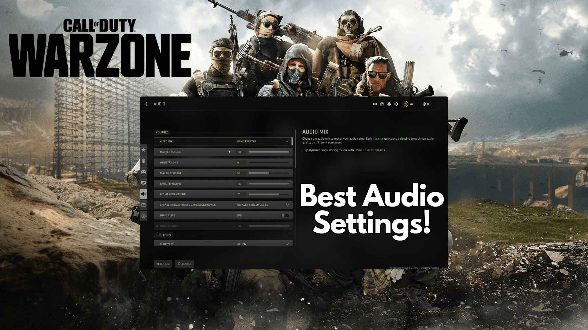 The Best Warzone Audio Settings for PC & Console - Appuals