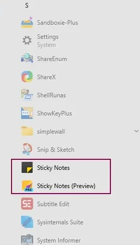 How to Remove Sticky Notes Preview on Windows 11?