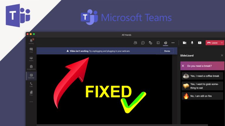 How to Fix Microsoft Teams Camera Not Working?