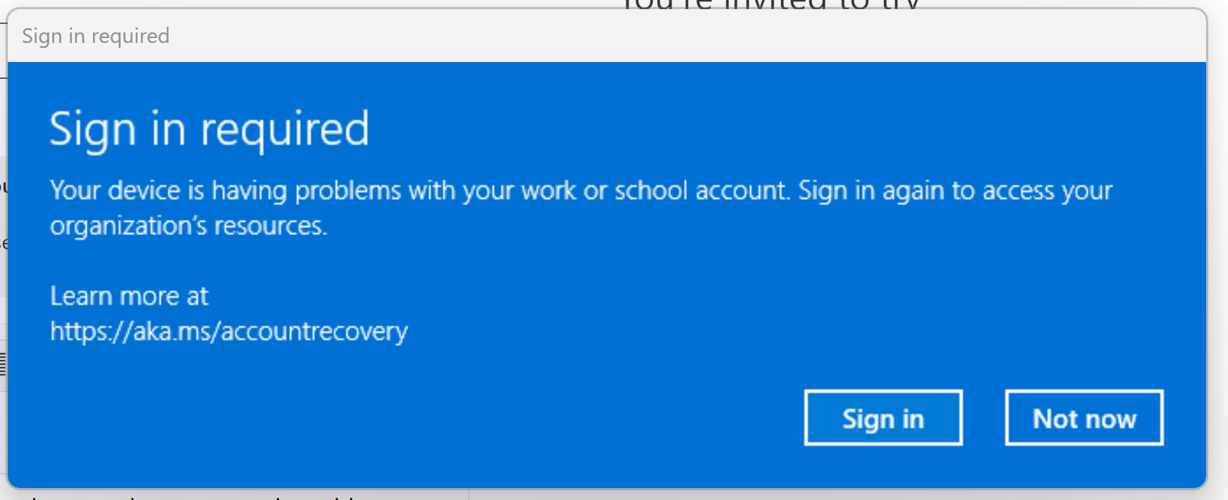 How to Fix Continuous 'Sign-In Required' Popup on Windows?