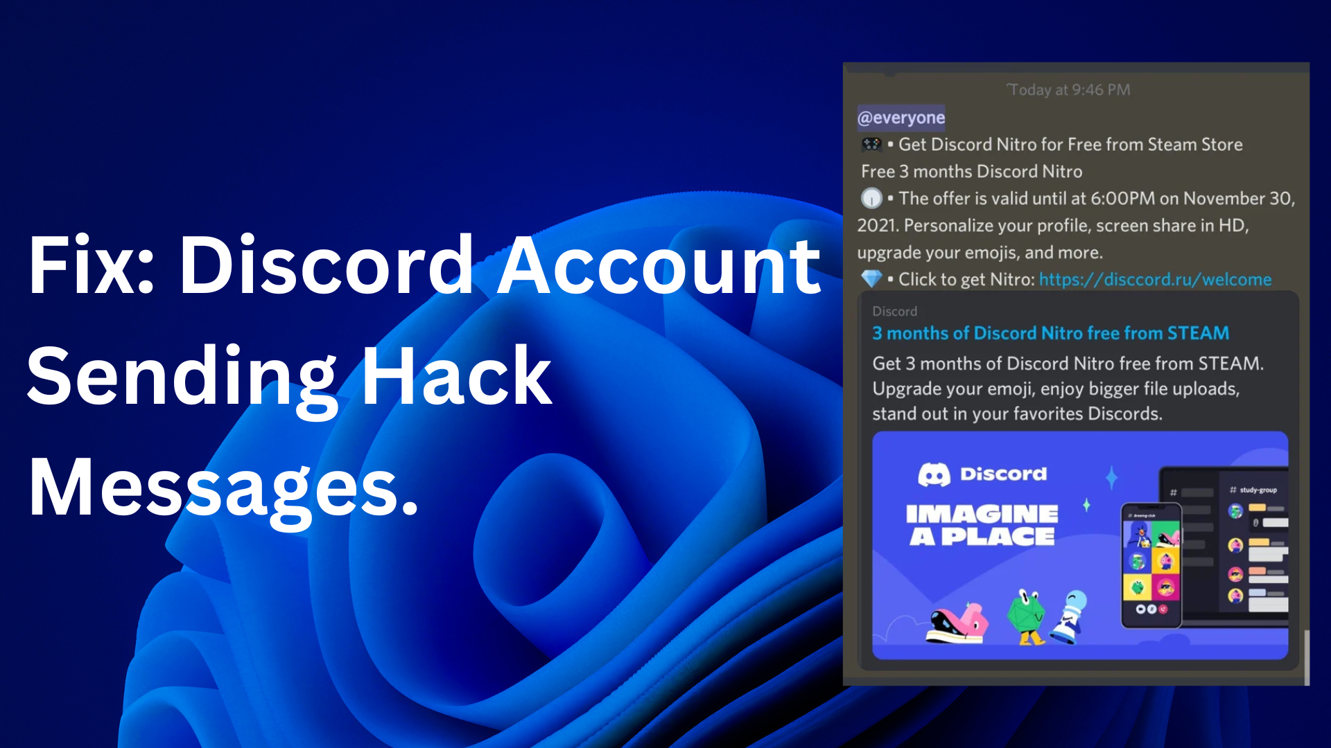 How to Fix Hacked Discord Account & Stop Spam Messages?