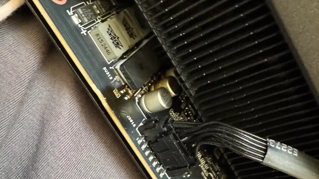 $2,800 RTX 5090 Burns Out After Blown Capacitor Sparks Fire
