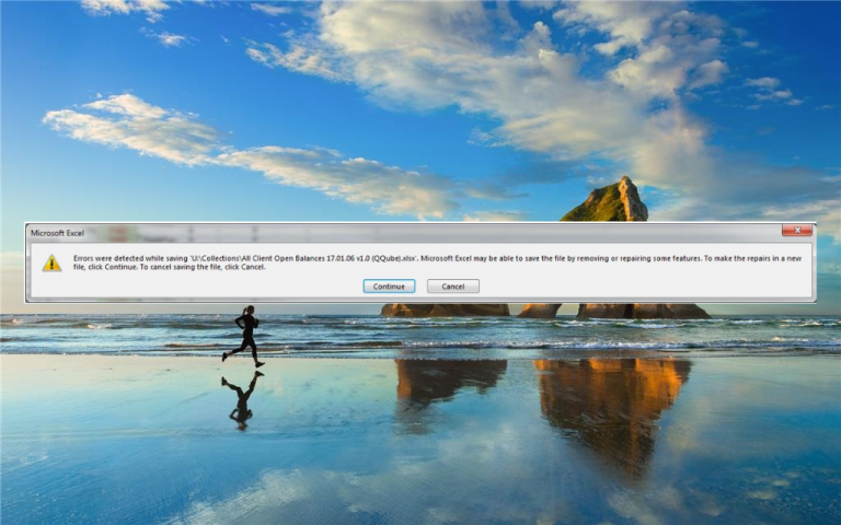 How To Fix ‘errors Were Detected While Saving In Microsoft Excel 8741