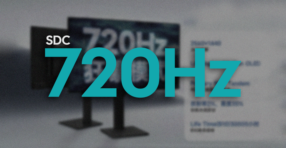 SDC's Flash 540-Meta is the World's First 720Hz OLED Monitor
