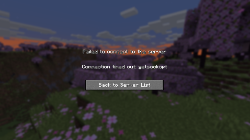How to Fix the GETSOCKOPT Error in Minecraft