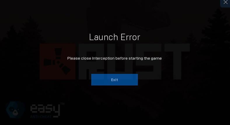 How to Fix Rust Launch Errors Caused by Interception.exe