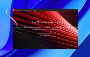 How to Fix AMD 207 GPU Driver Error in Windows