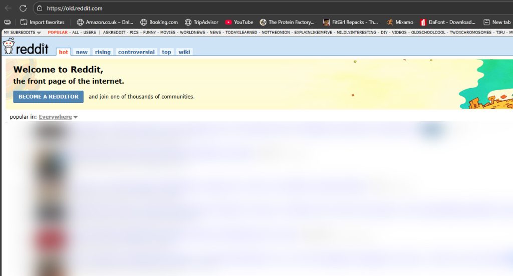 Fix: "We have encountered an error" on Reddit