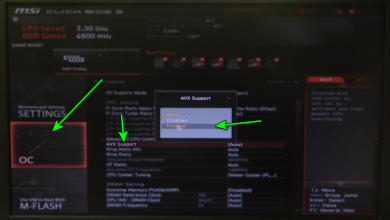 How to Enable AVX in Windows?