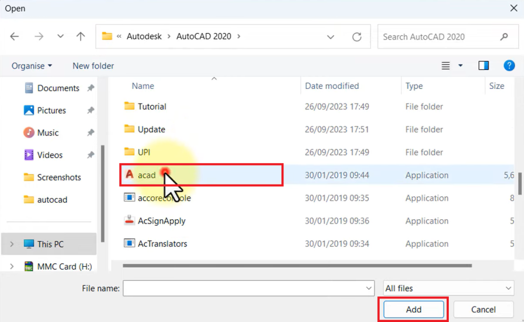 Fix: AutoCad FATAL ERROR Unhandled Access Violation