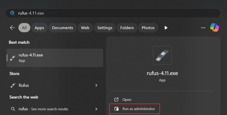 How to Fix "Undetermined Error While Formatting" in Rufus?