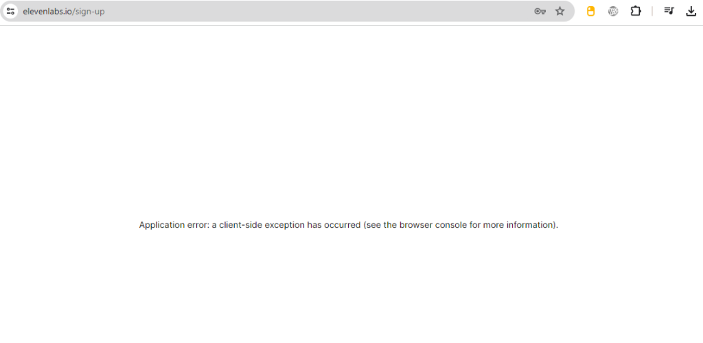 Fix: “Application error: A client-side exception has occurred” in Chrome